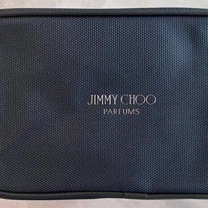 Jimmy Choo | Bags | Jimmy Choo Parfums Toiletry Pouch Dark Blue ...